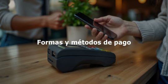 Formas y métodos de pago en CFDIs del SAT